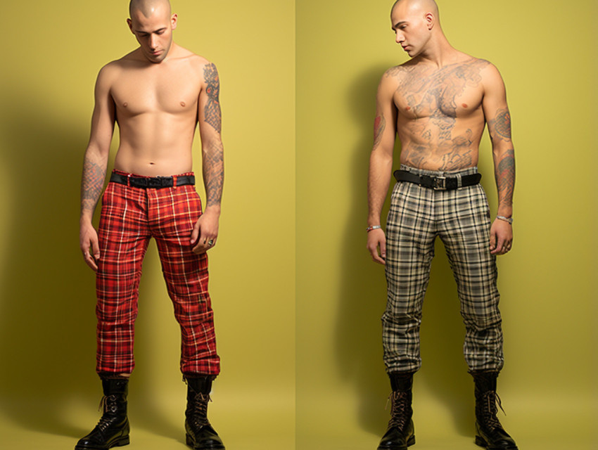 Full body skinhead portrait | Imaginebuddy