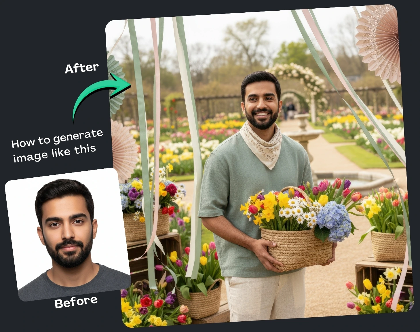 Endless Festive Portraits Google Gemini Prompt Builder