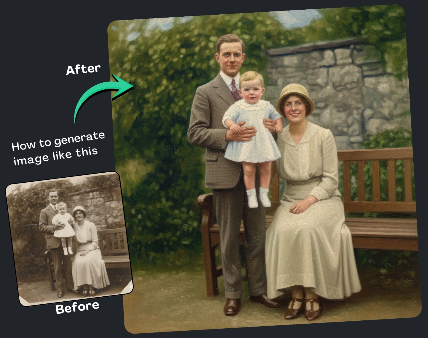 Restore Old Photos as Art with Google Gemini Prompt
